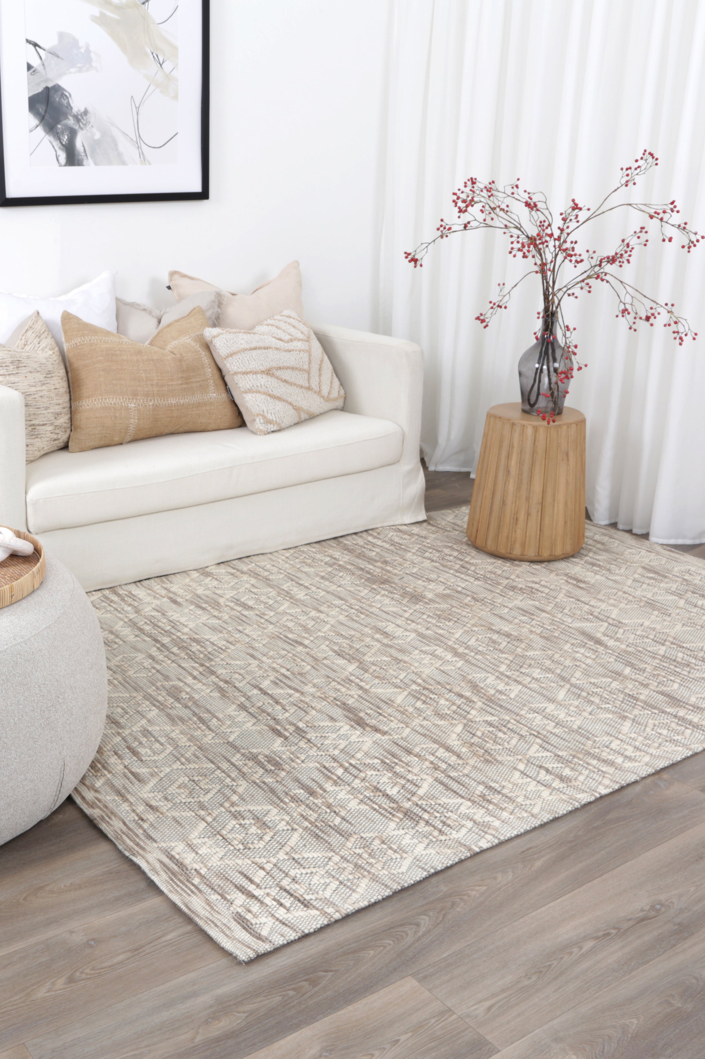 Copacabana Diamond Beige Wool Rug – Mayne Rugs & Flooring