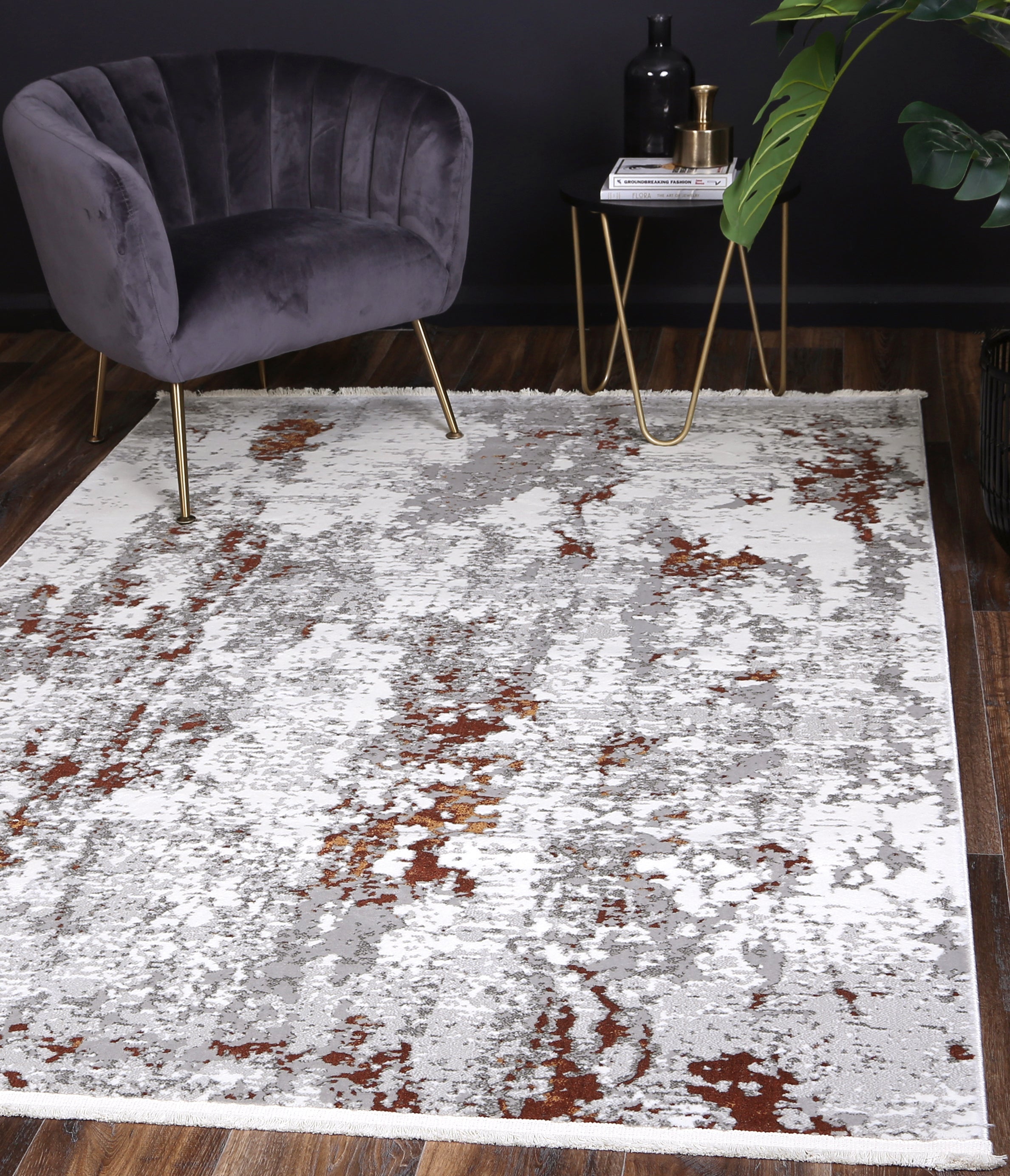 Bohemian Paradise One Modern Grey Terracotta Rug – Mayne Rugs & Flooring