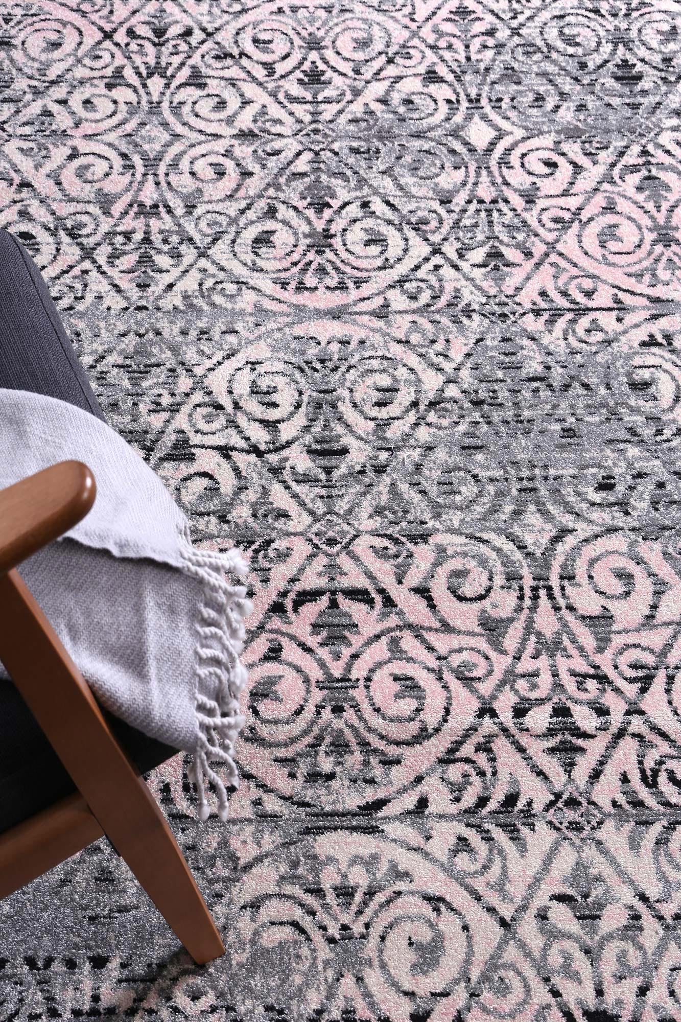 Delicate Katherine Pink & Ash Rug – Mayne Rugs & Flooring