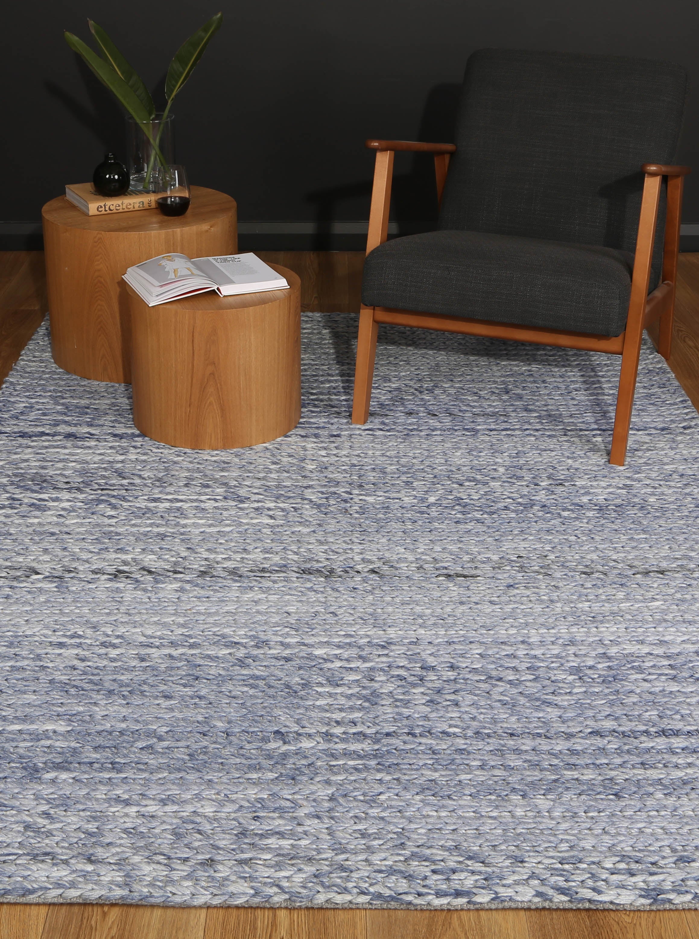 Harlow Cue Blue Wool Blend Rug – Mayne Rugs & Flooring