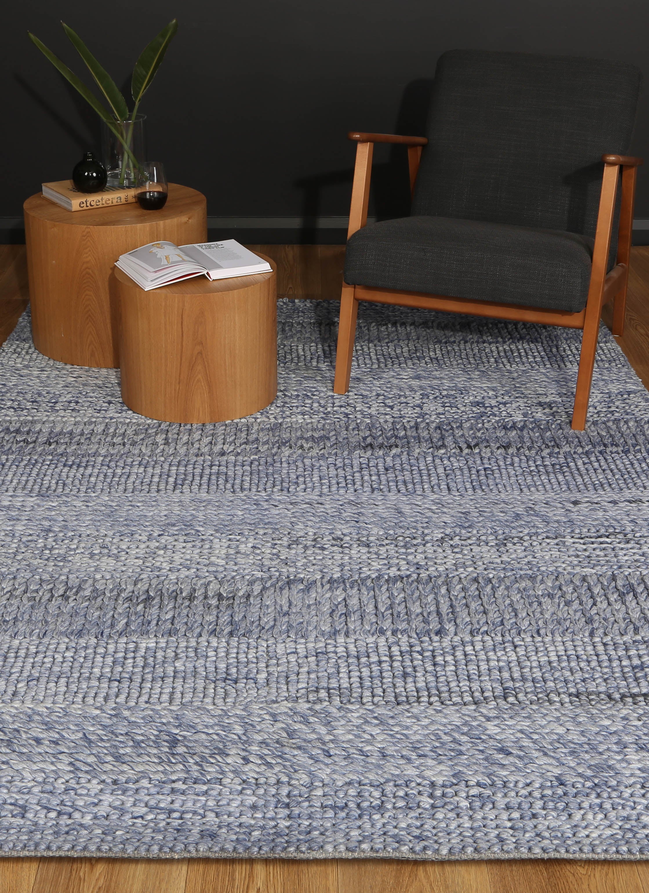 Harlow Grace Blue Wool Blend Rug – Mayne Rugs & Flooring