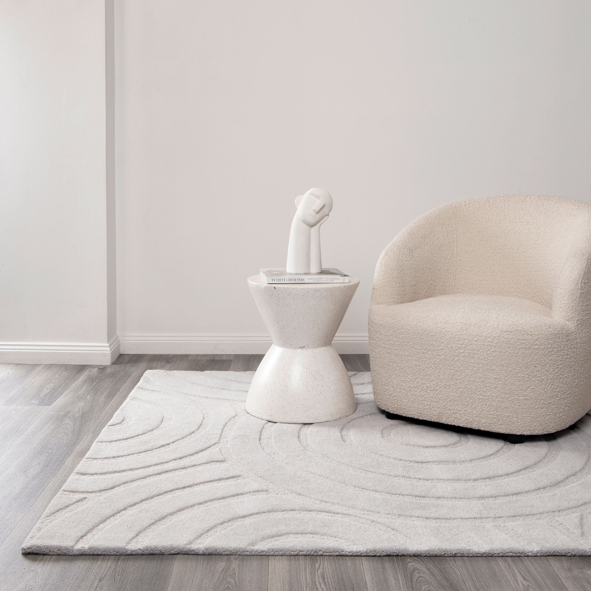 Les Nomades Ellipse Light Grey Wool Rug – Mayne Rugs & Flooring